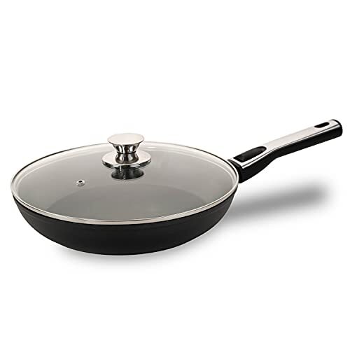 Genius Cerafit Plasma braadpan 28 cm + glazen deksel - ovenvaste ...
