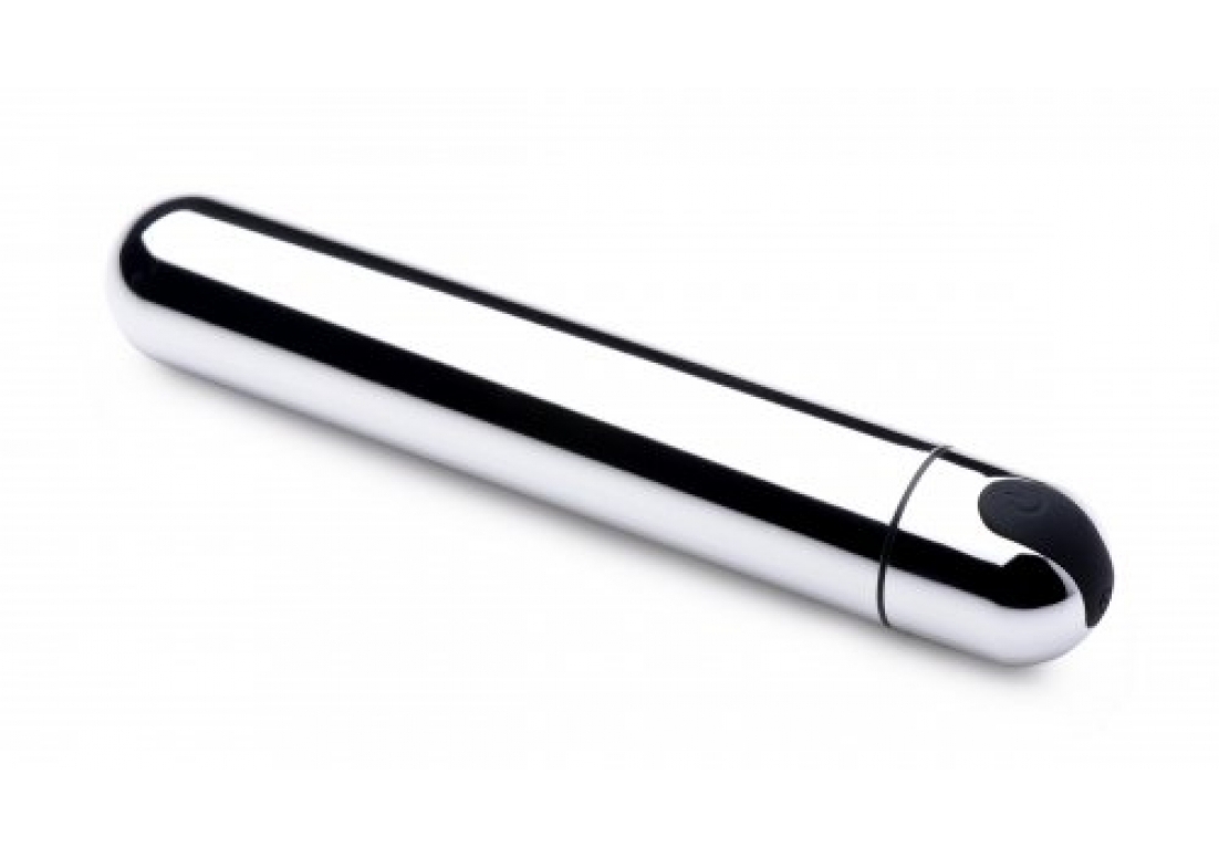 Master Series Thunder Bullet - Rechargeable XL Ultra Powered Bullet - Silver | EROTIEK | Wij ...