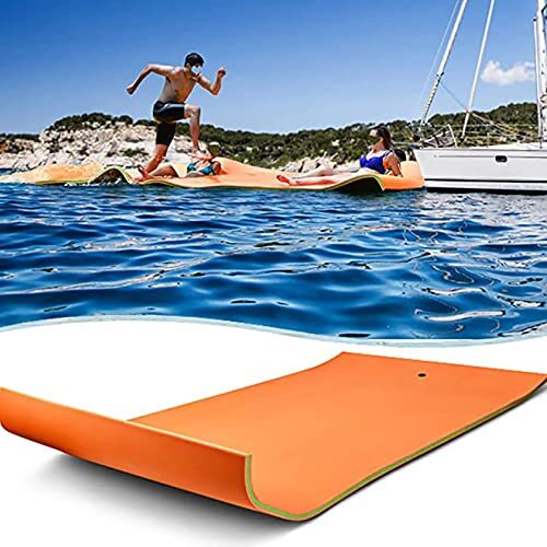 GOBPKIL Zwevende watermat, 3-laags traanbestendig XPE-schuim, drijvend ...