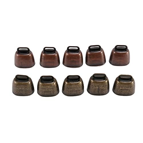 GROCKSTR 10PCS Koe Paard Schapen Grazen Kleine Messing Bells, Koebel ...
