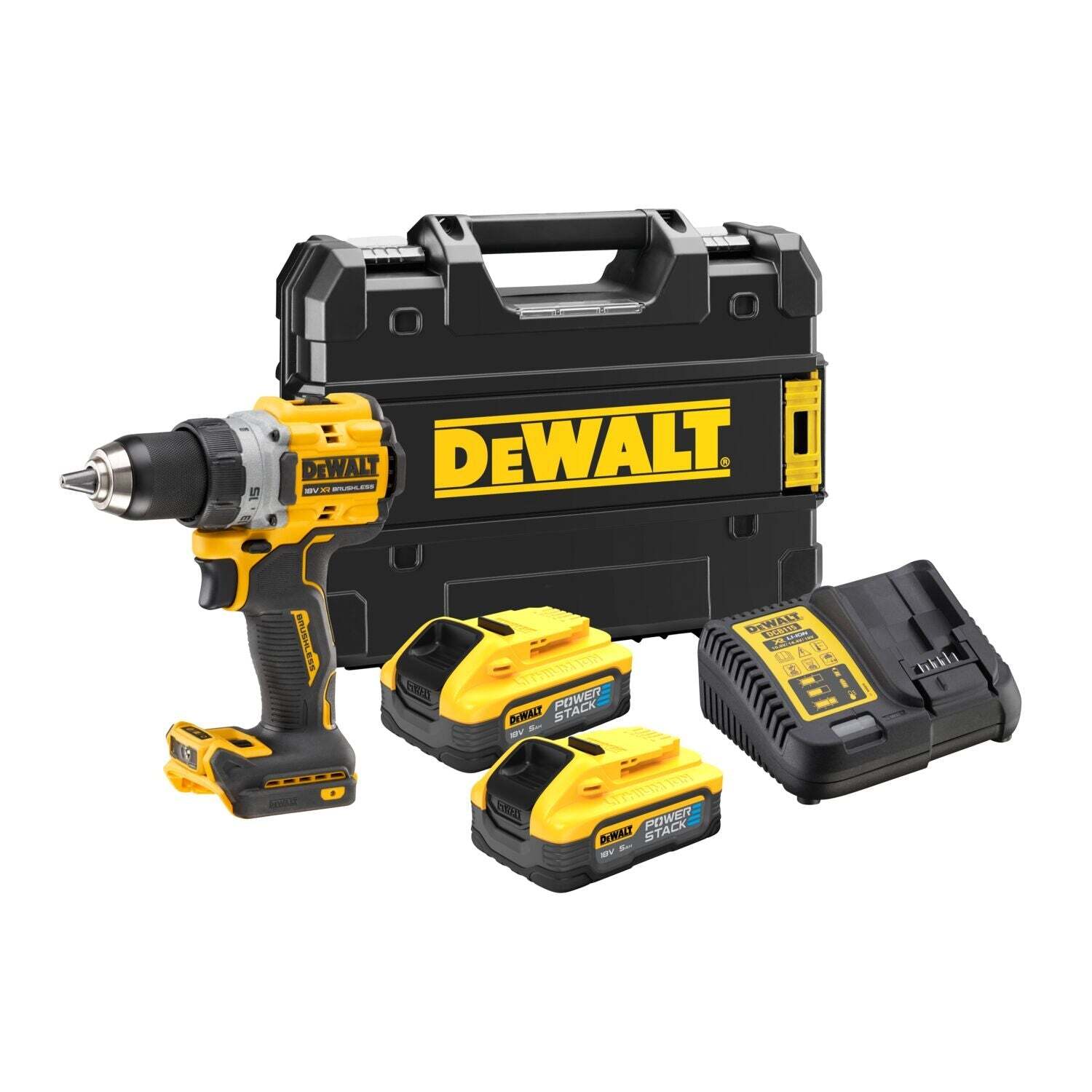 DeWalt DCD800H2T Compacte Accu Schroef-/boormachine Brushless 18V 5.0Ah ...