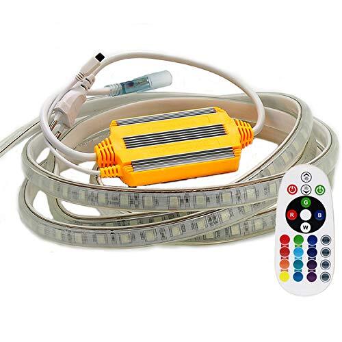 FOLGEMIR 12m RGB LED-stroken, dimbare LED-lichtstrook, kleur ...