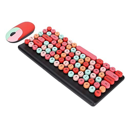 Gaming Keyboard Mouse Combo, 86 Keys, USB Receiver, Lipstick Mix ...