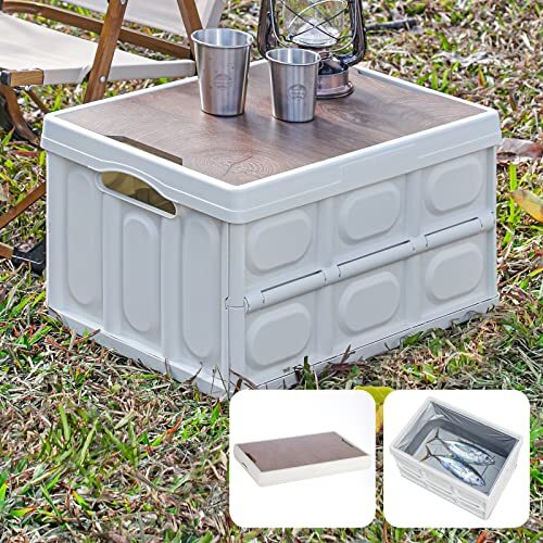 DEWUR Campingbox, campingtafel, klaptafel, campingaccessoires ...