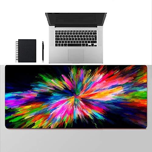 DHSBD Kleurrijke Bedrukking Dikker Muismat Uitgebreide Gaming-Muismat ...