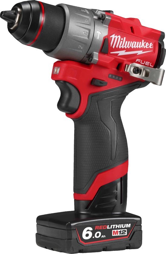Milwaukee M12 FPD2-602X Accu Subcompacte Klopboormachine 12V 6.0Ah M12 ...
