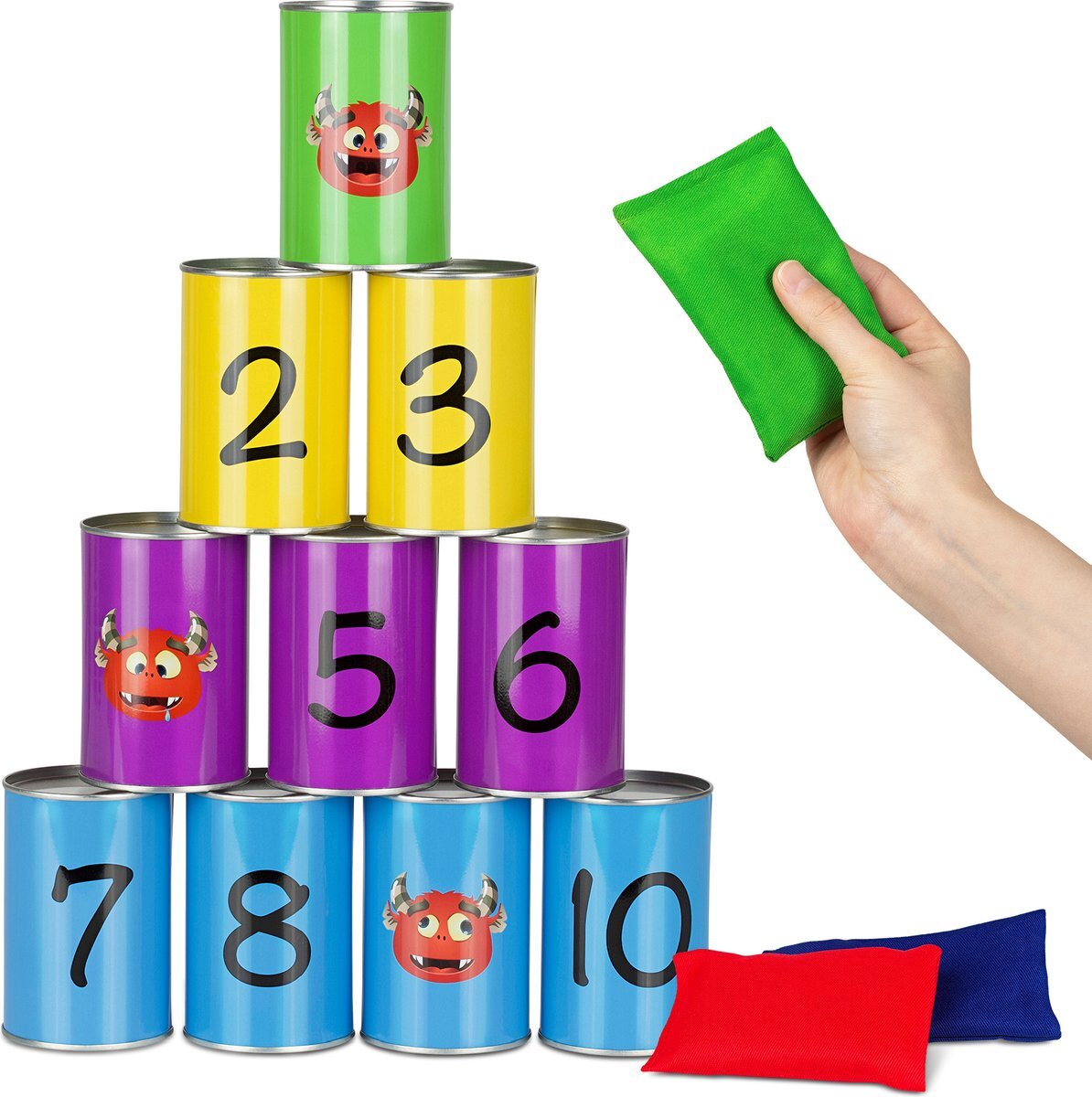 Toyfel Davin – 13-delige Blikgooien Werpspel Binnen & Buiten ...