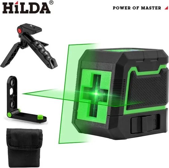 Waterpas met laser - Kruislaser - Horizontaal en verticaal ...