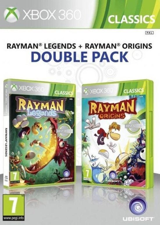 Ubisoft rayman legends + rayman origins (double pack) (classics) Xbox ...