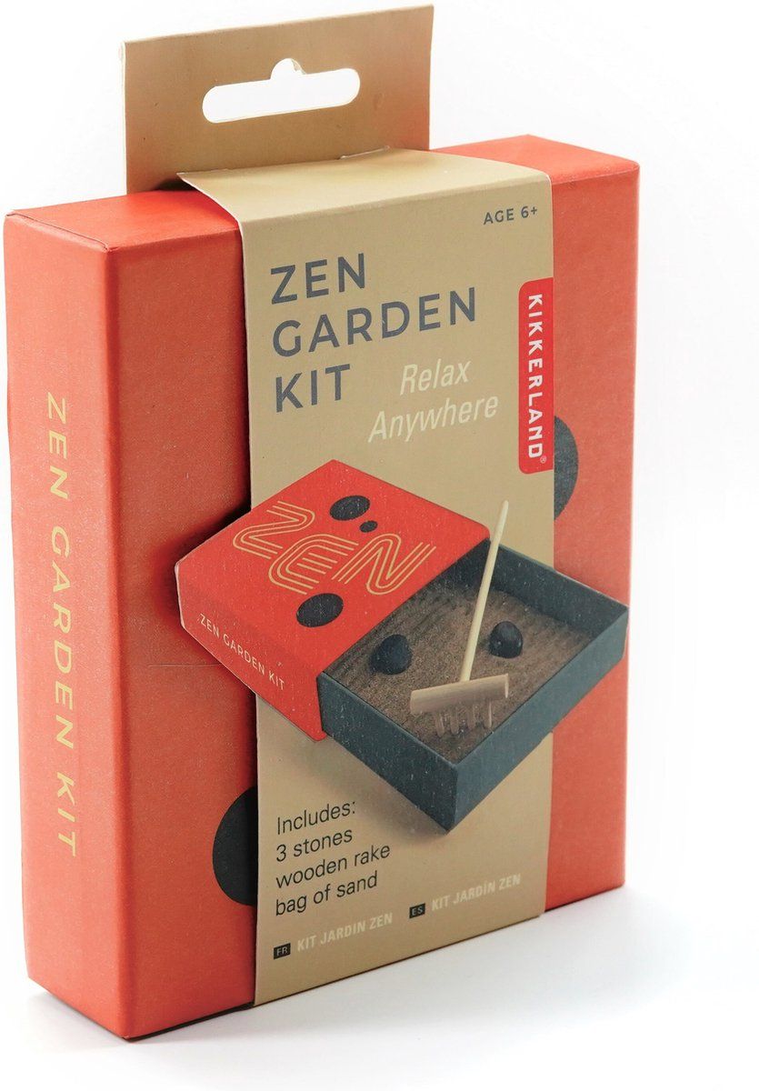 Kikkerland Zen Garden Kit - Kom tot rust met je eigen Zentuin ...