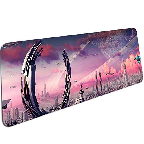 DHSBD Muismat Groot 60X30 Cm Gaming Muismat Vergrendeling Rand Laptop ...