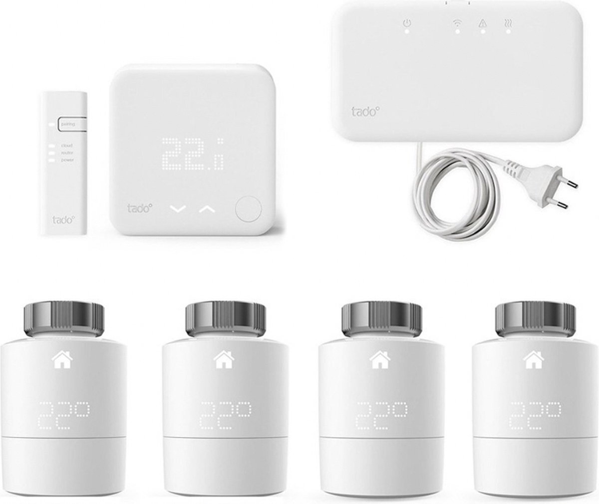 tado° Tado Bundle - Wireless Smart Thermostat V3+ & SRT 4 Pack ...