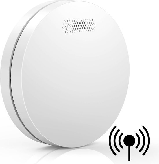 aroha Koppelbare rookmelder met 10 jaar batterij - Slim & koppelbaar - Voldoet aan EU normen ...