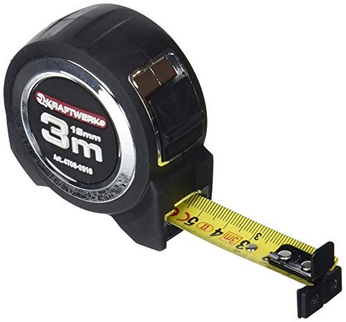 Kraftwerk 4706-0319 professionele rolmeter 3 m x 19 mm Meet- en ...