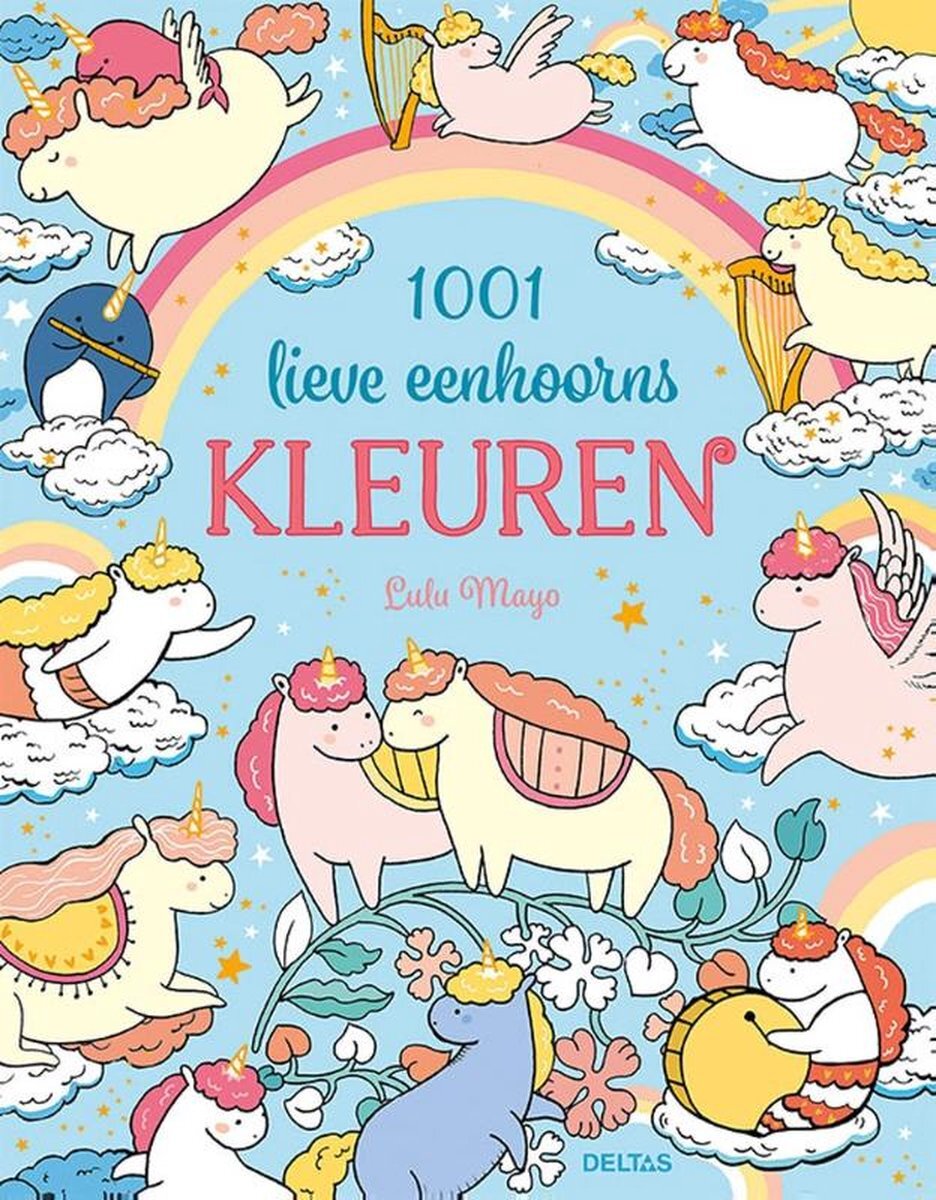 Deltas 1001 lieve eenhoorns kleuren | KNUTSELSPEELGOED | Wij helpen je kiezen!
