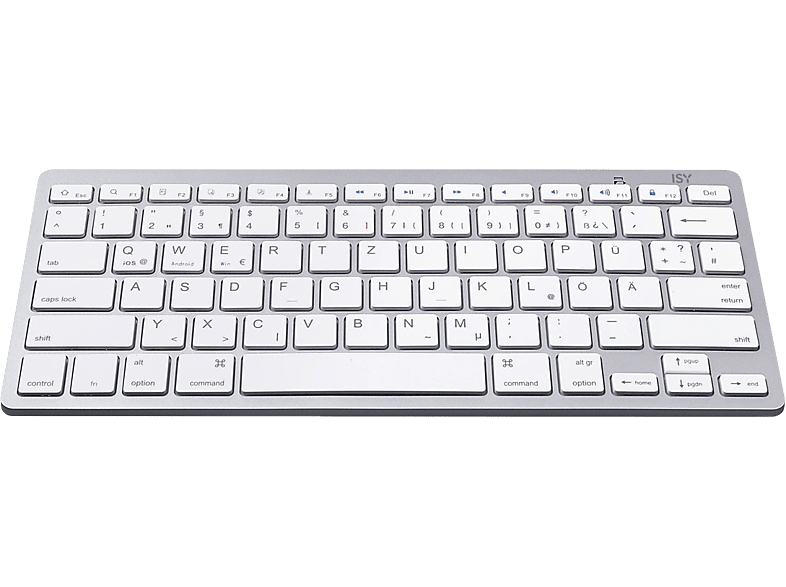 ISY ISY Ibk-1000 Bluetooth Keyboard Whi/sil | OVERIG | Wij helpen je kiezen!