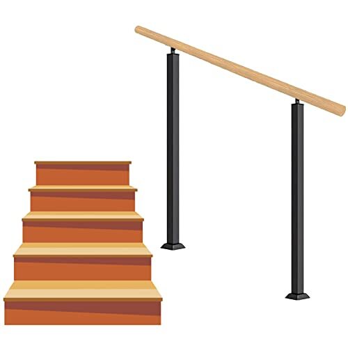 XOTAK Leuningen met installatiekit, leuning met verstelbare paal ...