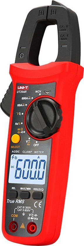 UNIT UT204R 400-600A Digital Clamp Meter Automatic Range True RMS High ...