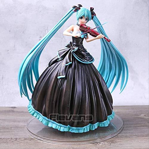 kijighg Hatsune Miku Character Vocal Series Play Violin Pvc Figure 23cm ...