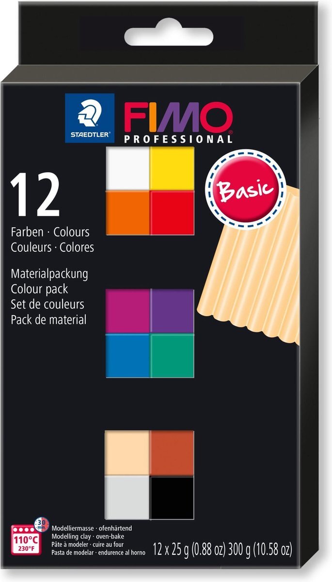 Fimo professional colour pack 12 basic colours Knutselspeelgoed kopen ...