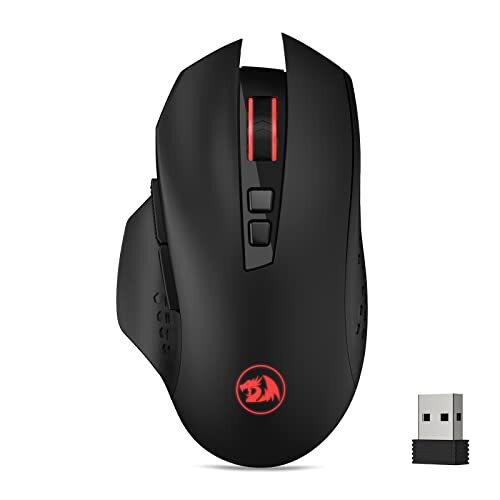 REDRAGON M656 Gainer draadloze gaming-muis, 4000 dpi 2,4 GHz gamermuis ...