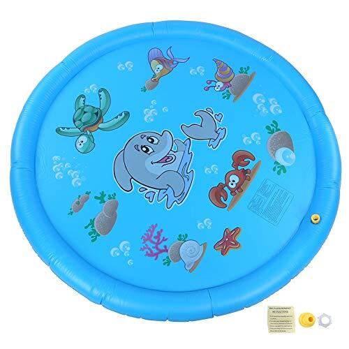 Adsire 65In Opblaasbare Water Spray Ronde Pad Dolfijn-Patroon ...