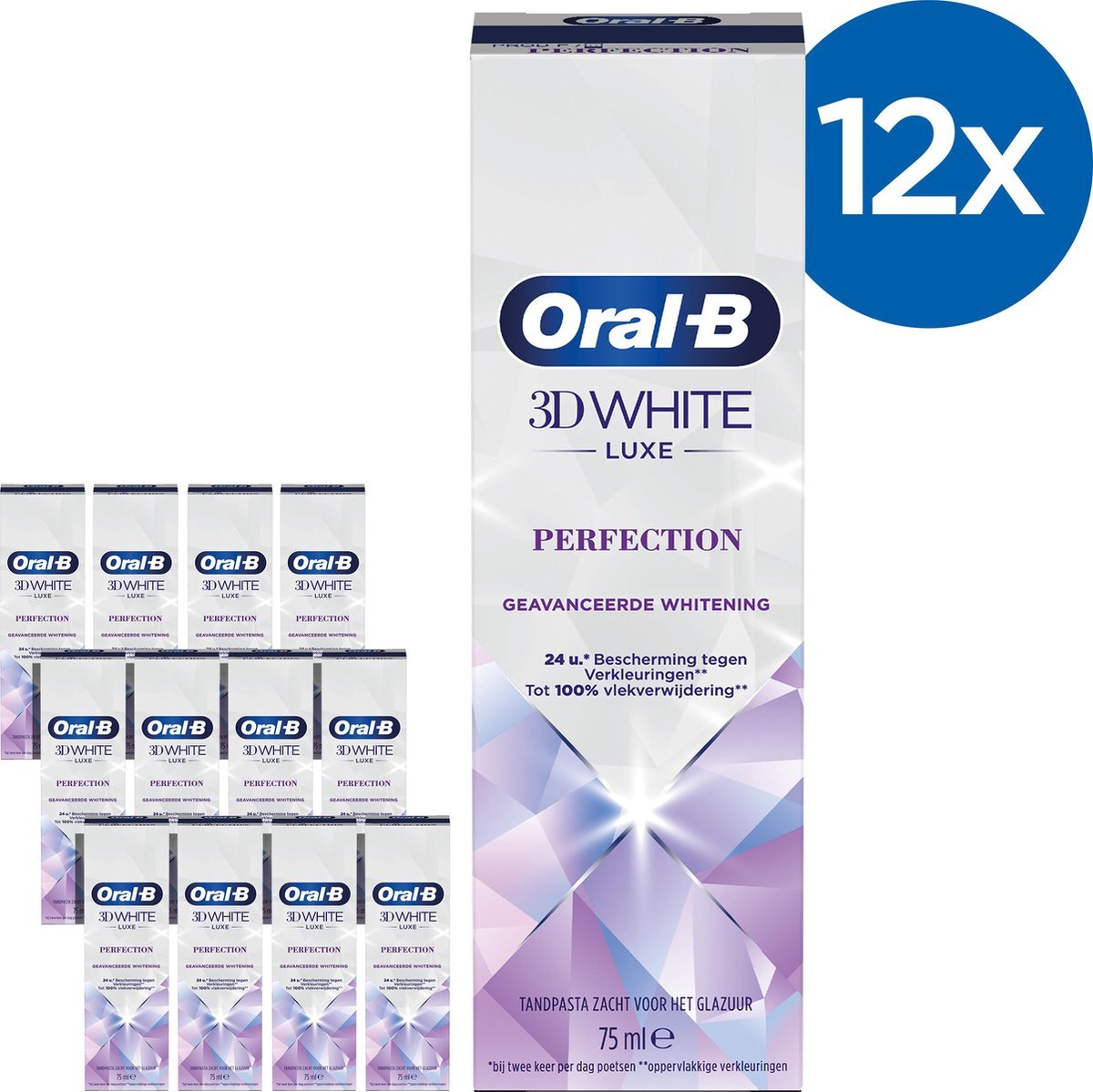 Oral-B Oral-B 3D White Luxe Perfection Tandpasta - Voordeelverpakking ...