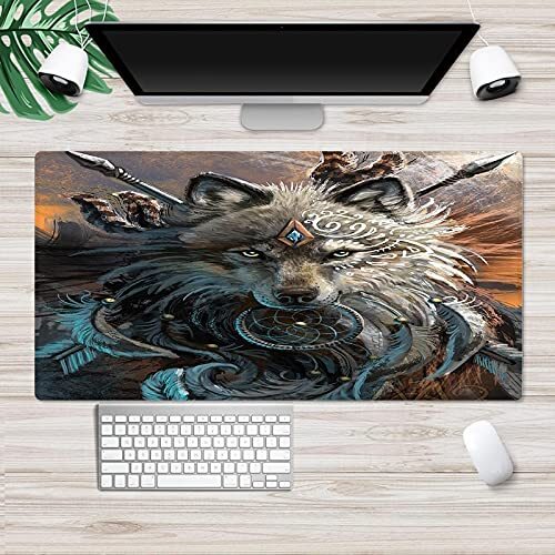 DHSBD Cartoon Animal Print Grote Muismat Vergrendeling Rand Toetsenbord ...