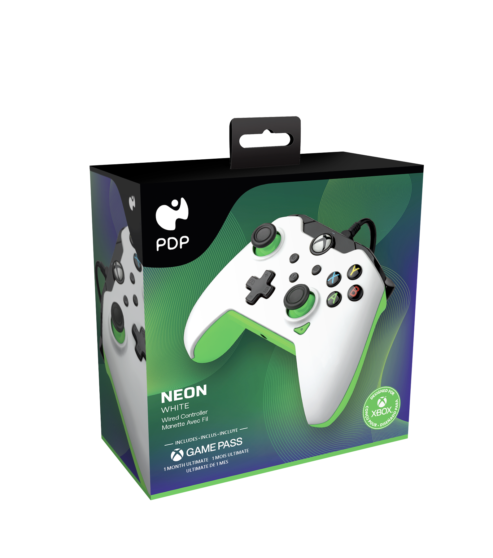 PDP Bedrade Controller: Neon White Voor Xbox Series X|S, Xbox One en ...