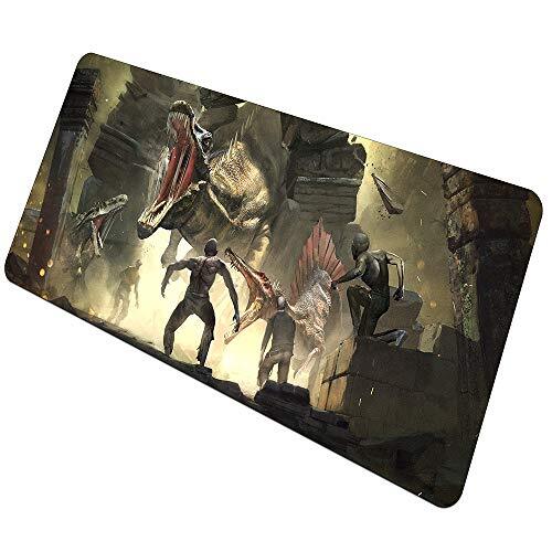 DHSBD Gaming-Muismat Vintage Dierenprint Cartoon Xl Grote Muismat Groot ...