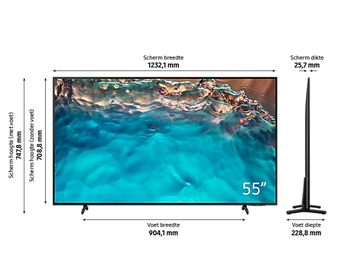 Samsung UE55BU8000 Televisie kopen? | Kieskeurig.nl | helpt je kiezen