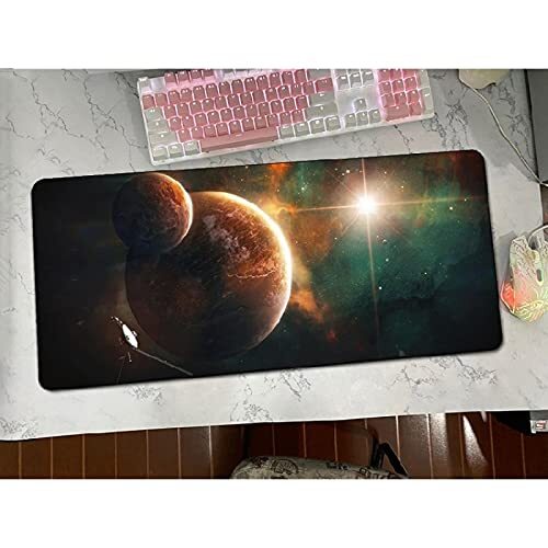 DHSBD Cartoon Plant Print Groot Formaat Rubberen Muismat Pad Grote ...