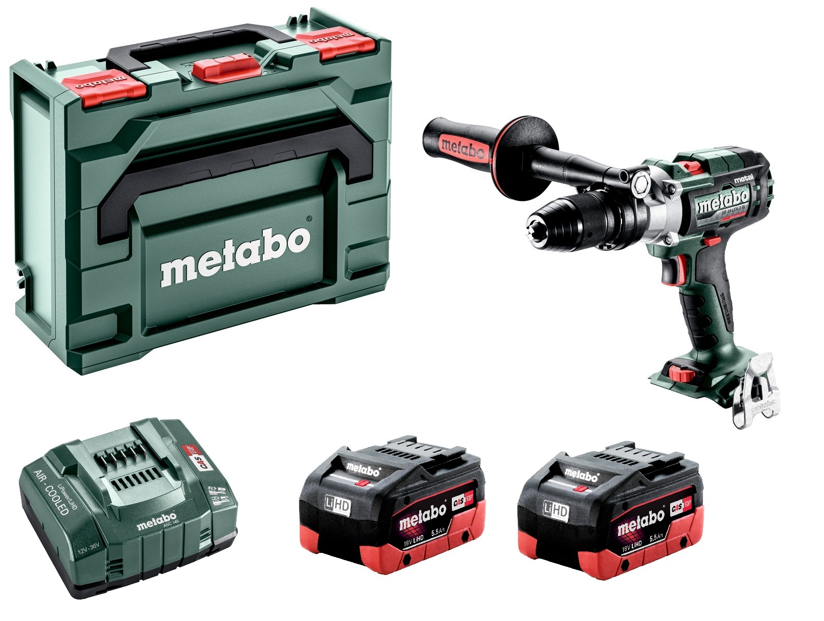 Metabo SB 18 LTX-3 BL I Metal 18V LiHD accu klopboormachine set (2x 5 ...
