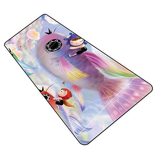 DHSBD Muismat Xxl Rubber Gaming Muismat Eenvoudige Strepen Bureau Mat ...