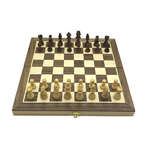 XYSQWZ Internationale Schaken Set Houten Houten Checker Board Massief ...