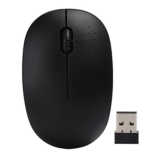 Lazimin Draadloze muis, 2,4 GHz plug-in optische computermuizen met USB ...