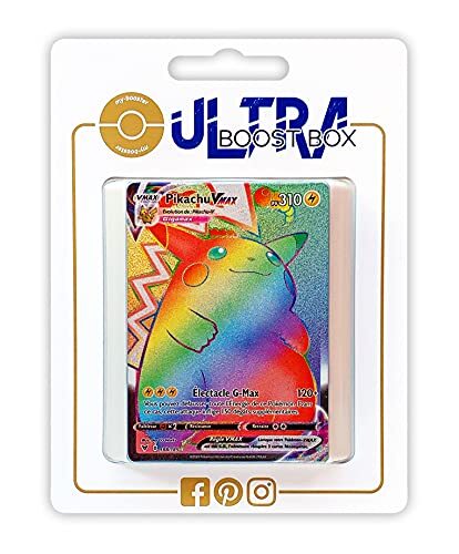 my-booster Pikachu VMAX 188/185 Shiny Rainbow - Ultraboost X Epée et ...