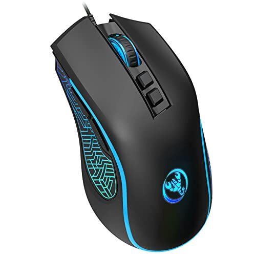 Atrasee Pro Gaming Muis Bedraad, PC Game Muizen met 4 Niveaus ...
