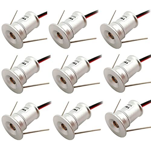 BDSHL LED 12V DC Inbouw Mini Downlights Spots Dimbaar voor Kast Accent ...