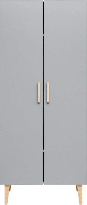 Bopita Emma 2-deurskast - Wit/Grijs | KAST | Wij helpen je kiezen!