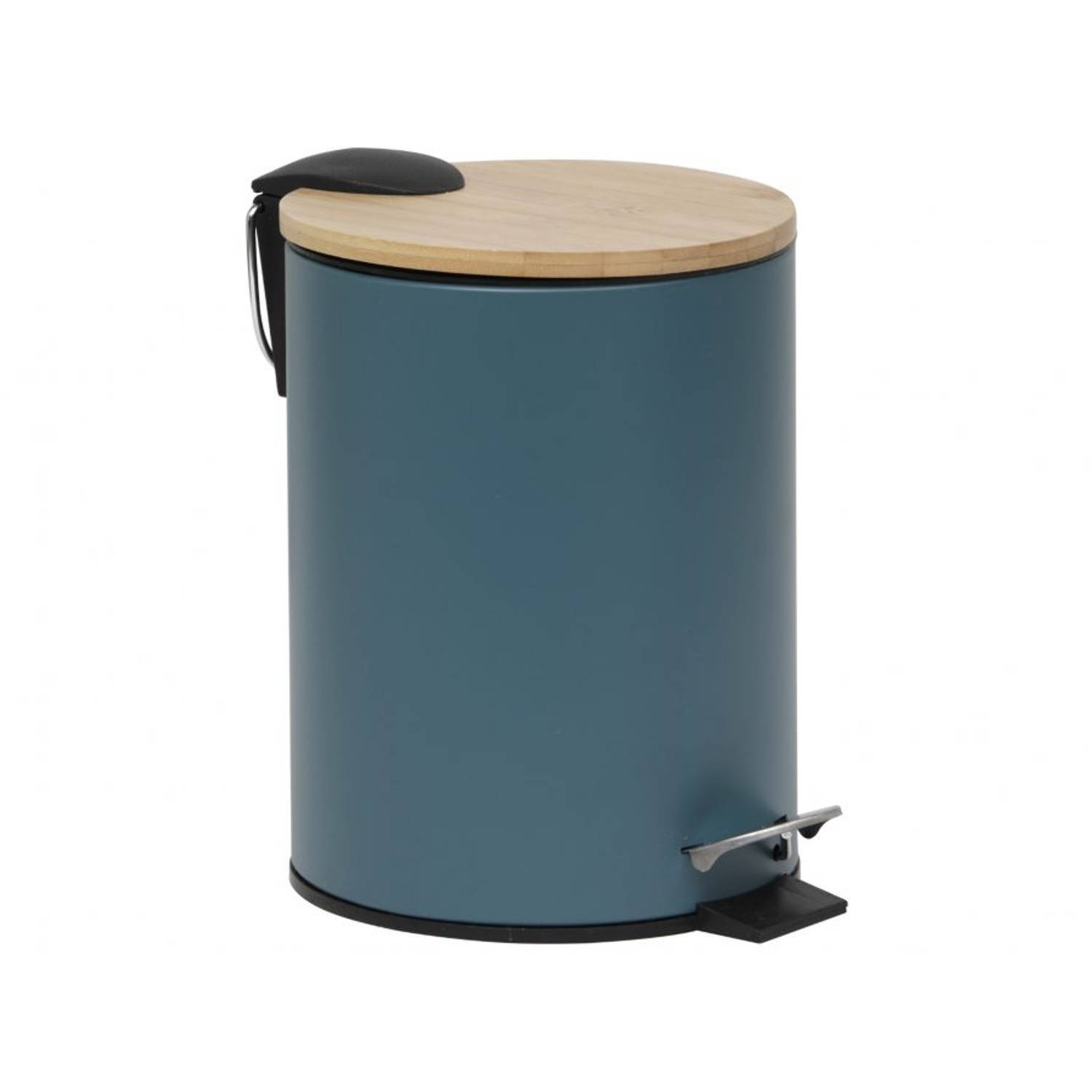 Gebor Stijlvolle Design Prullenbak met Bamboe deksel – Imperial Groen ...