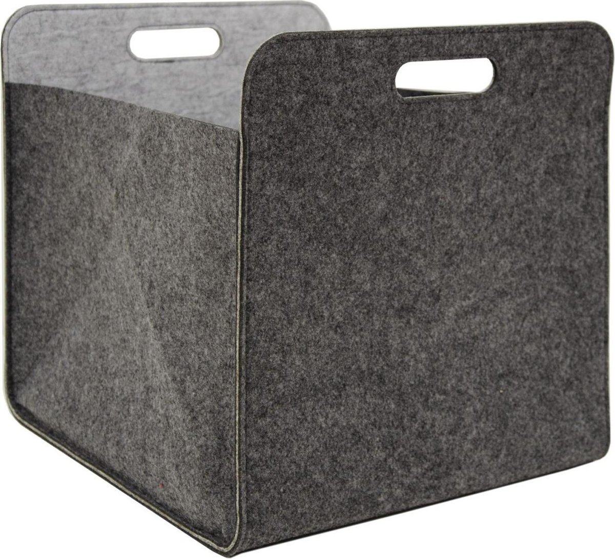 DuneDesign Vilten Opbergmand - 33x33x38 cm Kallax Bak Box Doos ...