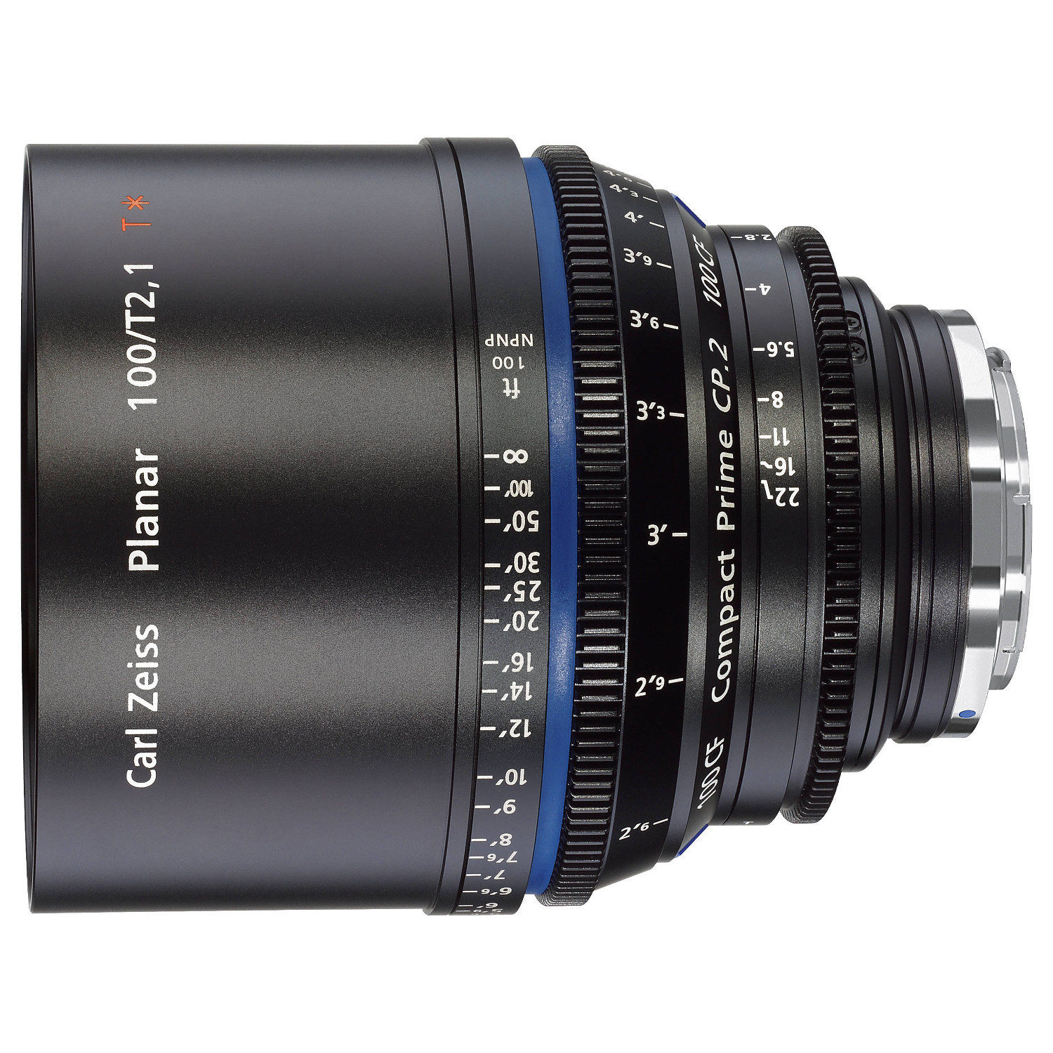 Zeiss Compact Prime CP.2 100mm T2.1 CF EF Mount Lens | OBJECTIEF | Wij ...