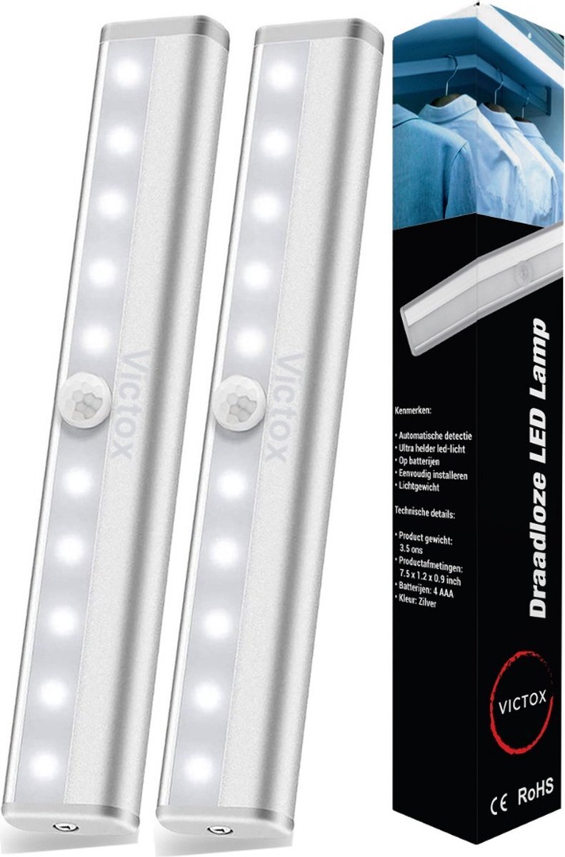 Victox Kastverlichting LED Bewegingssensor - Keukenverlichting ...
