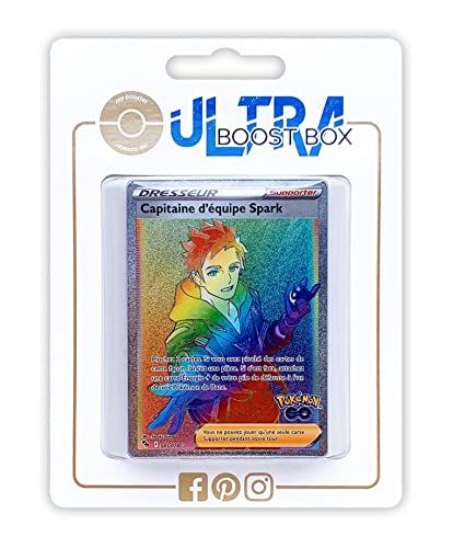 my-booster Capitaine d'équipe Spark (Spark) 85/78 Shiny Rainbow trainer ...