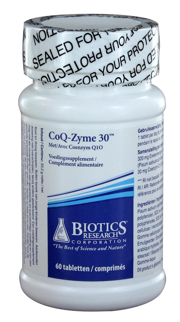 Biotics CoQ Zyme 30 30mg Tabletten Verzorging (overig) kopen? | Kieskeurig.nl | helpt je kiezen