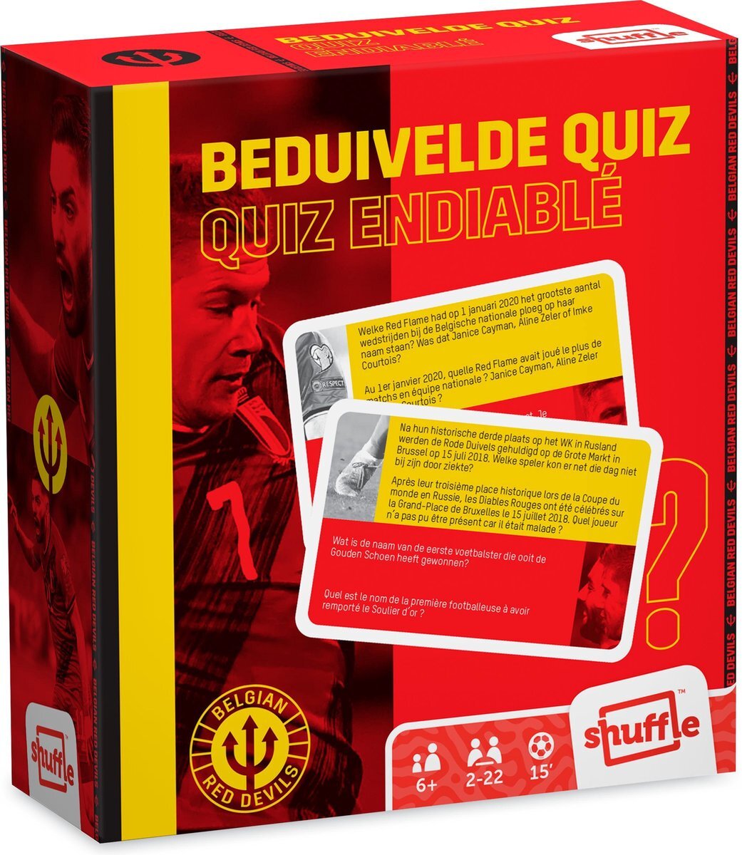 Shuffle Rode Duivels - Diables Rouges - Belgian Red Devils - EK 2021 ...