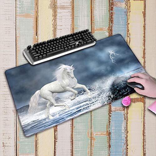 DHSBD Grote 90X40 Vergrendeling Rand Gaming Muismat Antislip Laptop ...