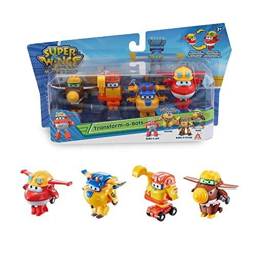 Super Wings EU720040E - Transform-a-Bots vliegtuigen Build-It Jet ...