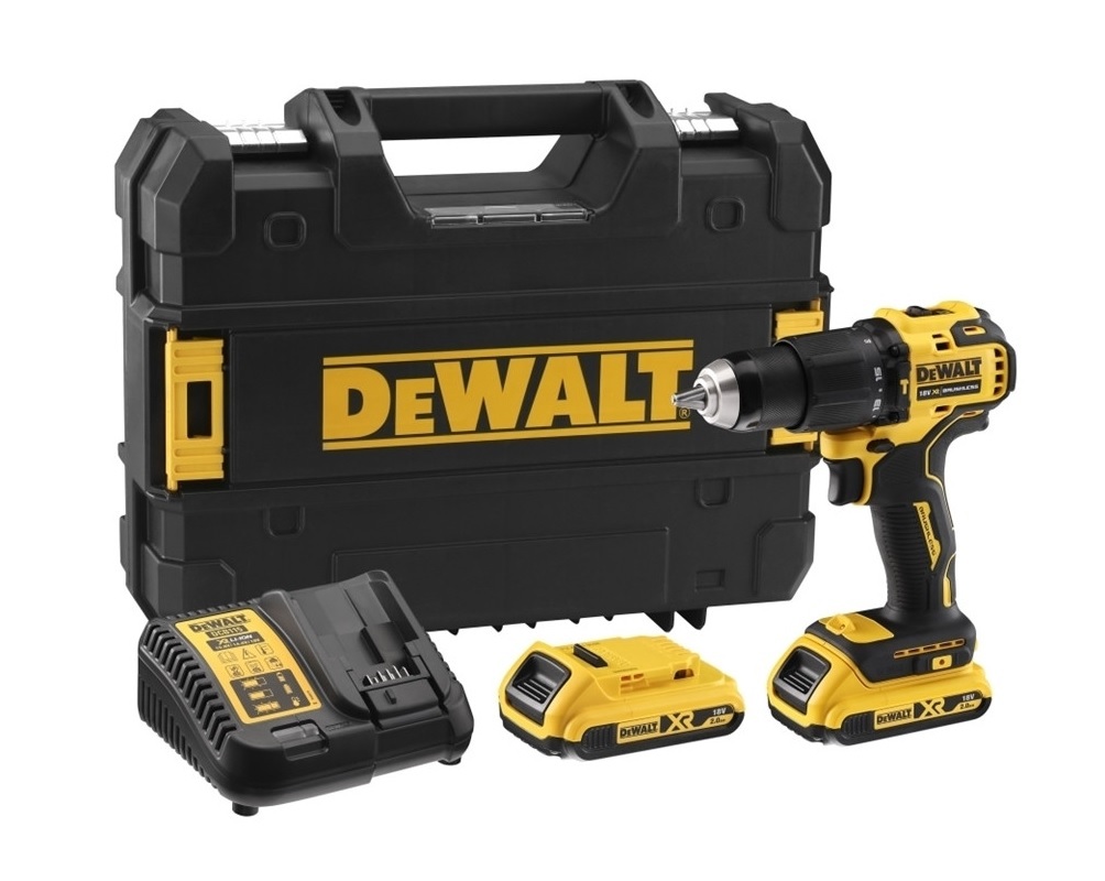 DeWalt DCD709D2T 18V Li-Ion accu klopboor-/schroefmachine set (2x 2,0Ah accu) in TSTAK ...